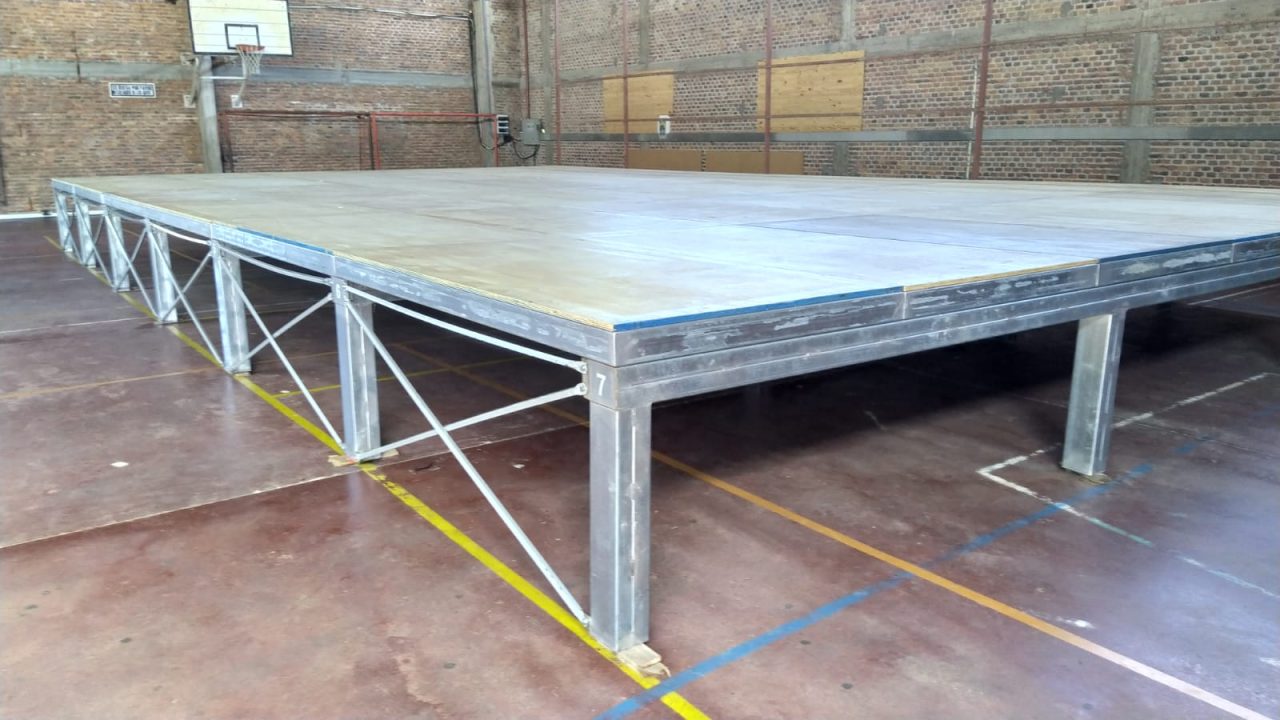 Finalizó la construcción del nuevo escenario para eventos ...